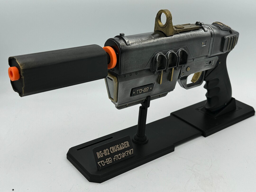 Star Wars Crusader Custom Blaster Prop DELUXE With Stand - Etsy