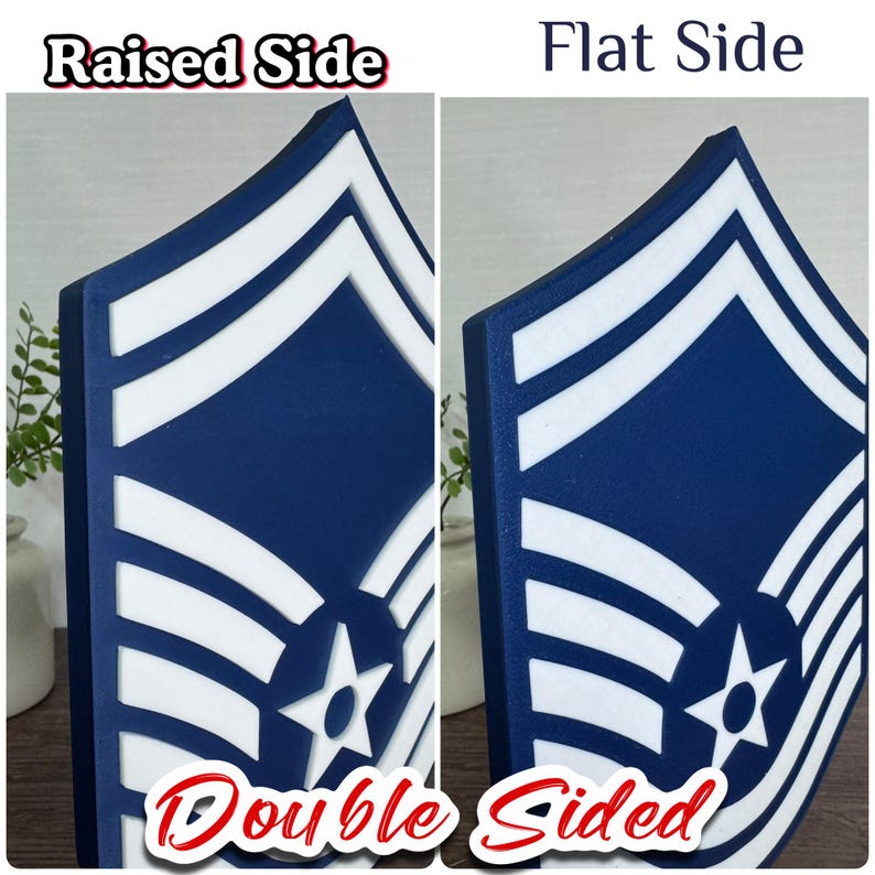 Smsgt - Senior Master Sergeant (E-8) Air Force Rank Silhouette Art on ...