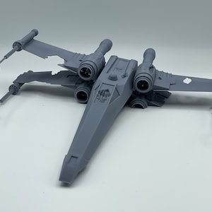 Star Wars Legion Terrain Crashed X-wing Fighter Digital STL - Etsy