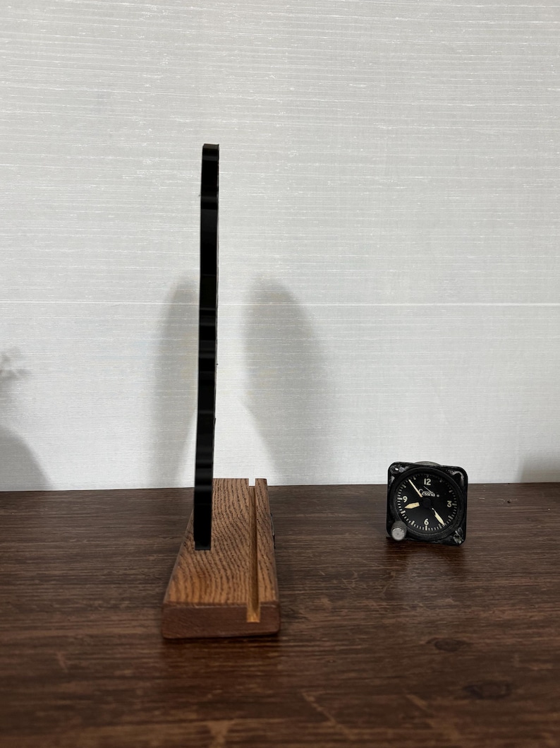 Fighter Pilot Helmet - 3D Printed Art - Wooden Stand - Optional ...