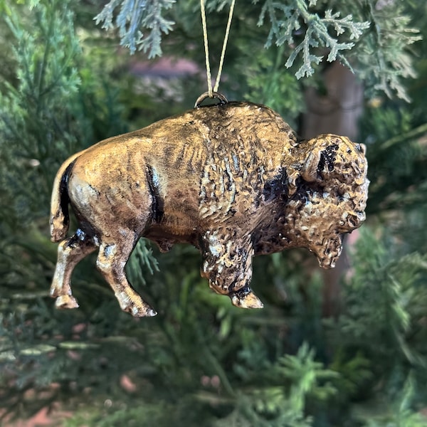Bison Ornament - Etsy