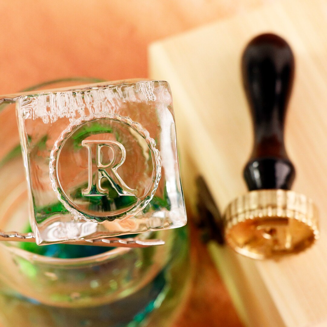 Custom Ice Cube Stamp, Custom Branding Iron for Ice, Ice Stamp Plate ...