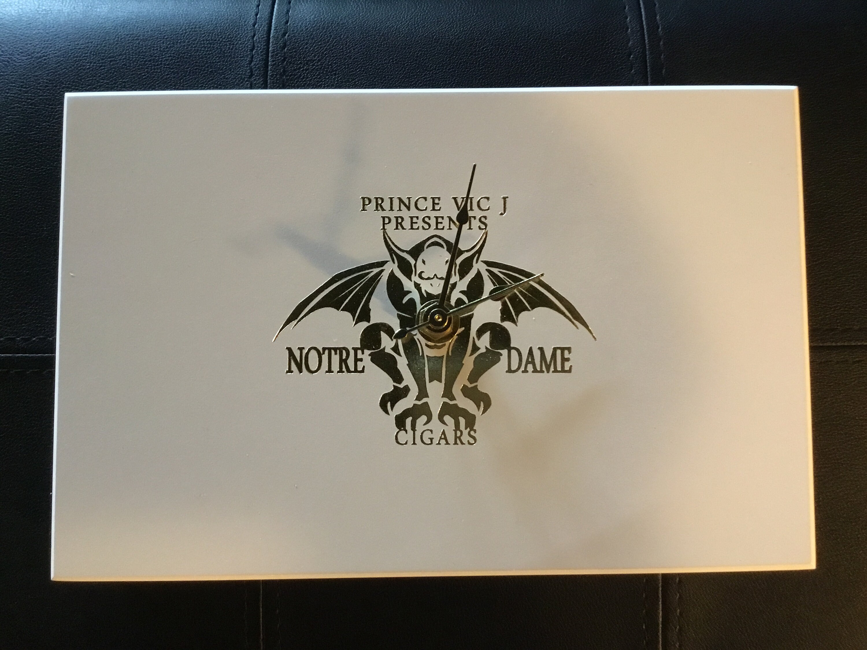 Gargoyle White Cigar Box Clock - Etsy