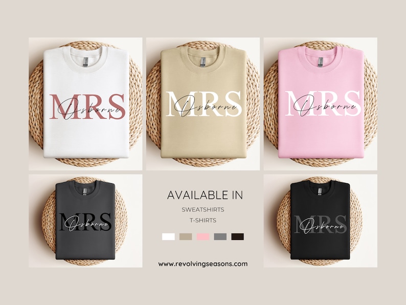 Personalized Mrs Last Name Shirt, Last Name Shirt, Fiancé Mrs Shirt ...