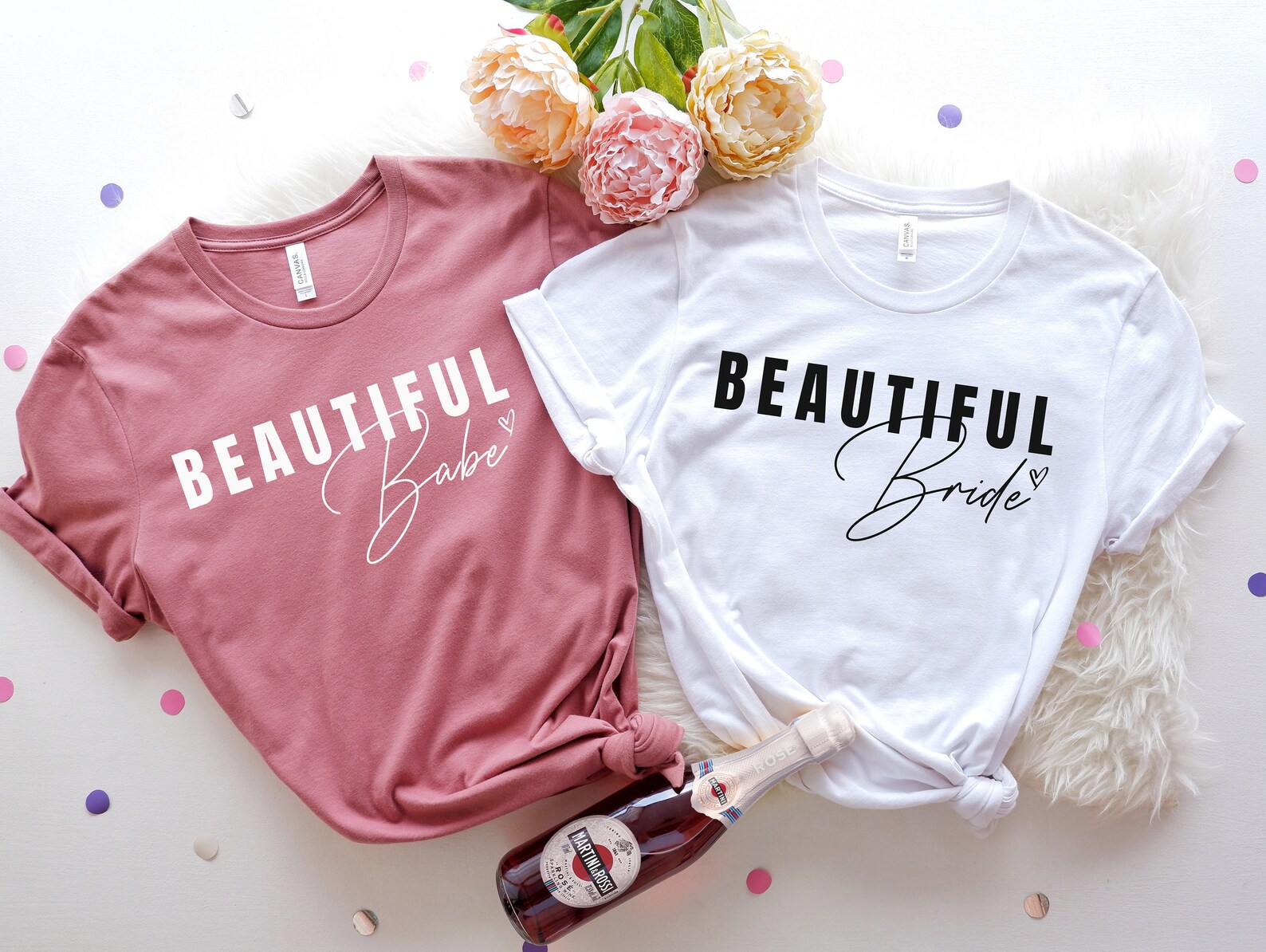 Beautiful Bride Matching Bachelorette Party Shirts, Cute Bridesmaids ...