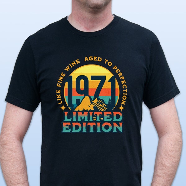 1971 Birthday Shirt - Etsy