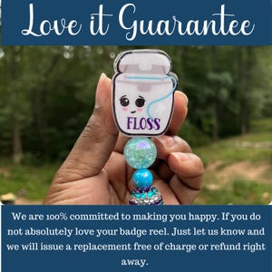 RDA Badge Reel Cute Tooth Dental Badge Reel Dental Assistant Student ...