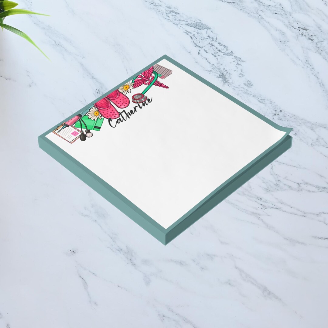 Personalized School Nurse Sticky Note Pad: Custom RN To-do List - Etsy
