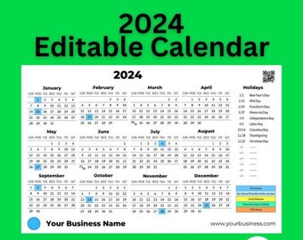 Editable 2023-2024 Calendar Back to School Teacher Calendar - Etsy