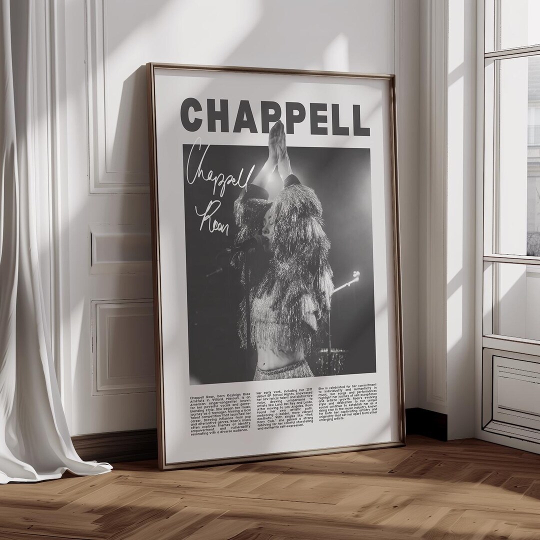Chappell Roan Digital Poster Aesthetic Wall Art Print Instant Download ...