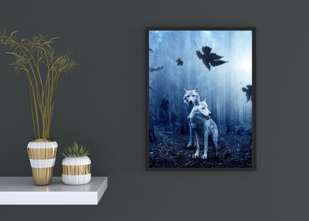 Wolf Art Wolf Gifts Animal Totem Gift Wolf Quotes Vintage - Etsy