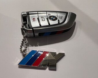 Bmw Silver Keychain - Etsy