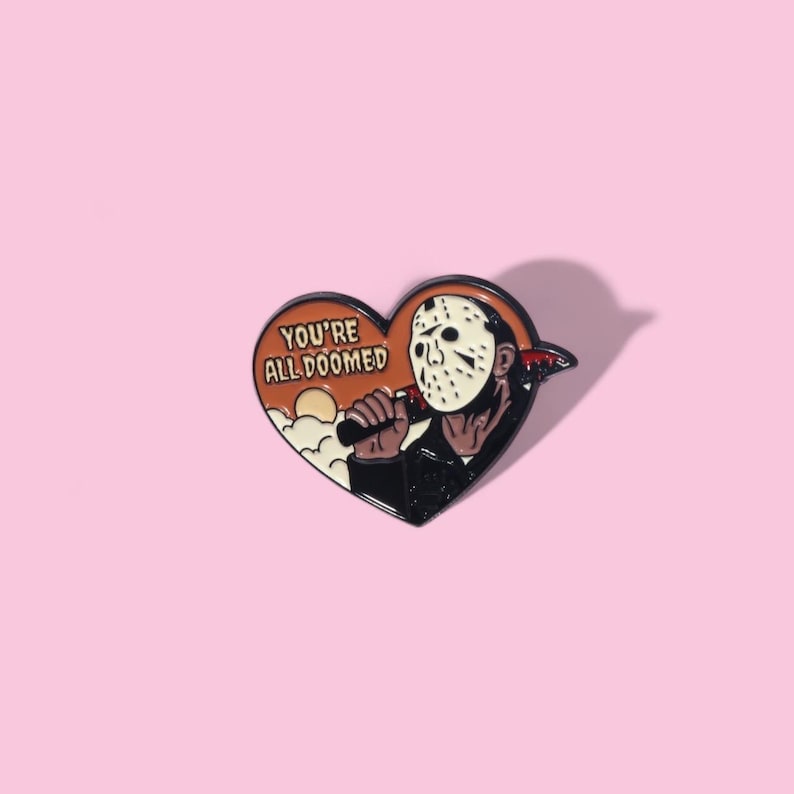 Horror Enamel Pin - Etsy