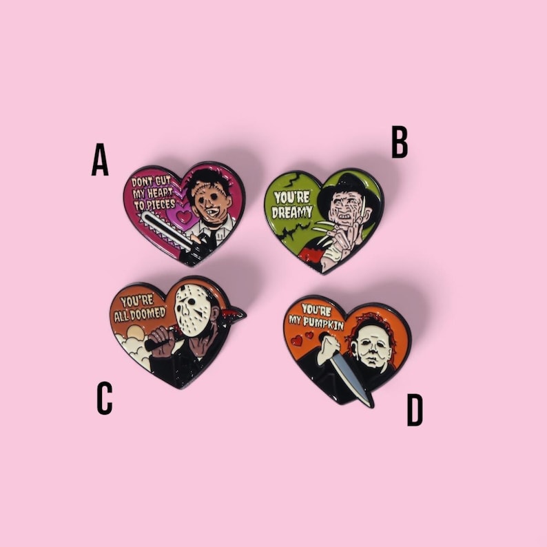 Horror Enamel Pin - Etsy