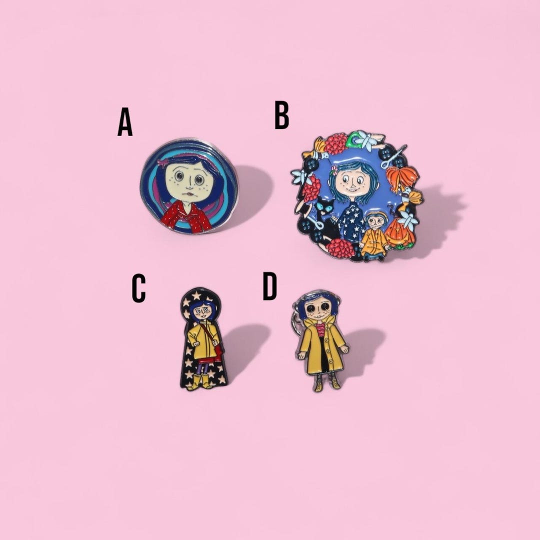 Coraline Movie Enamel Pin - Etsy