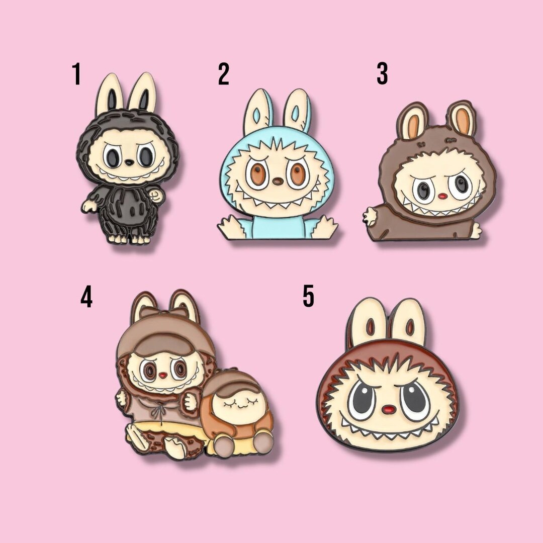 Labubu Enamel Pin - Etsy