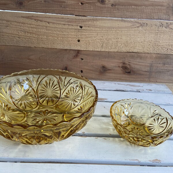 Anchor Hocking Vintage Chip And Dip Set Etsy