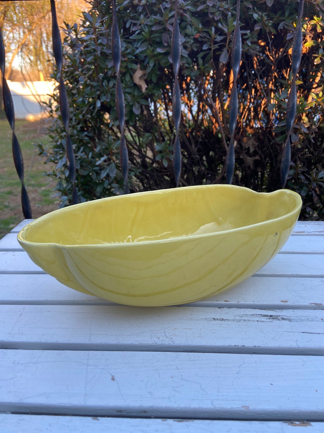 Yellow Midcentury CP Pottery Made in USA Planter - Etsy