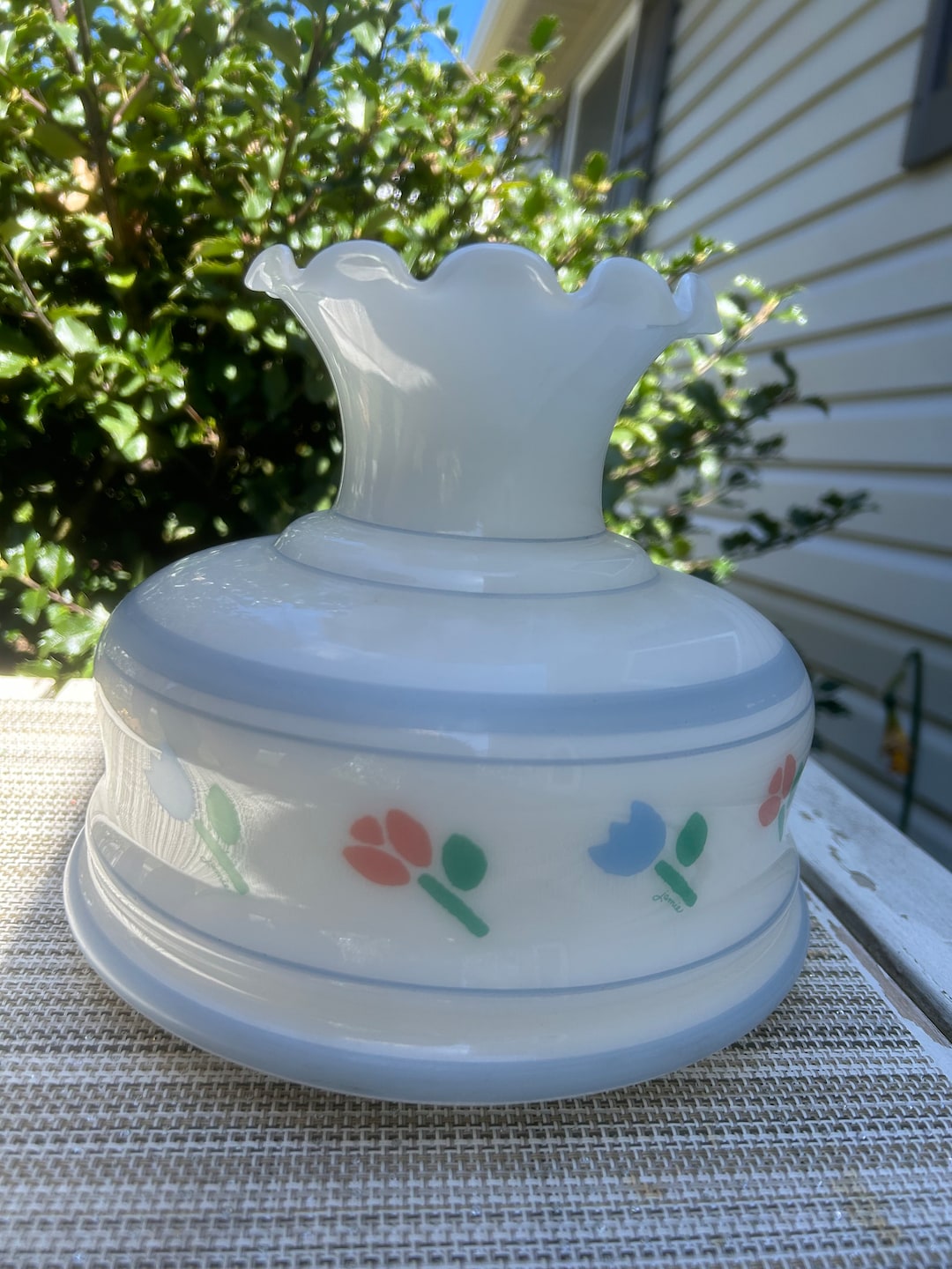 Vintage Tulip, Jamie Glass Lamp Shade - Etsy