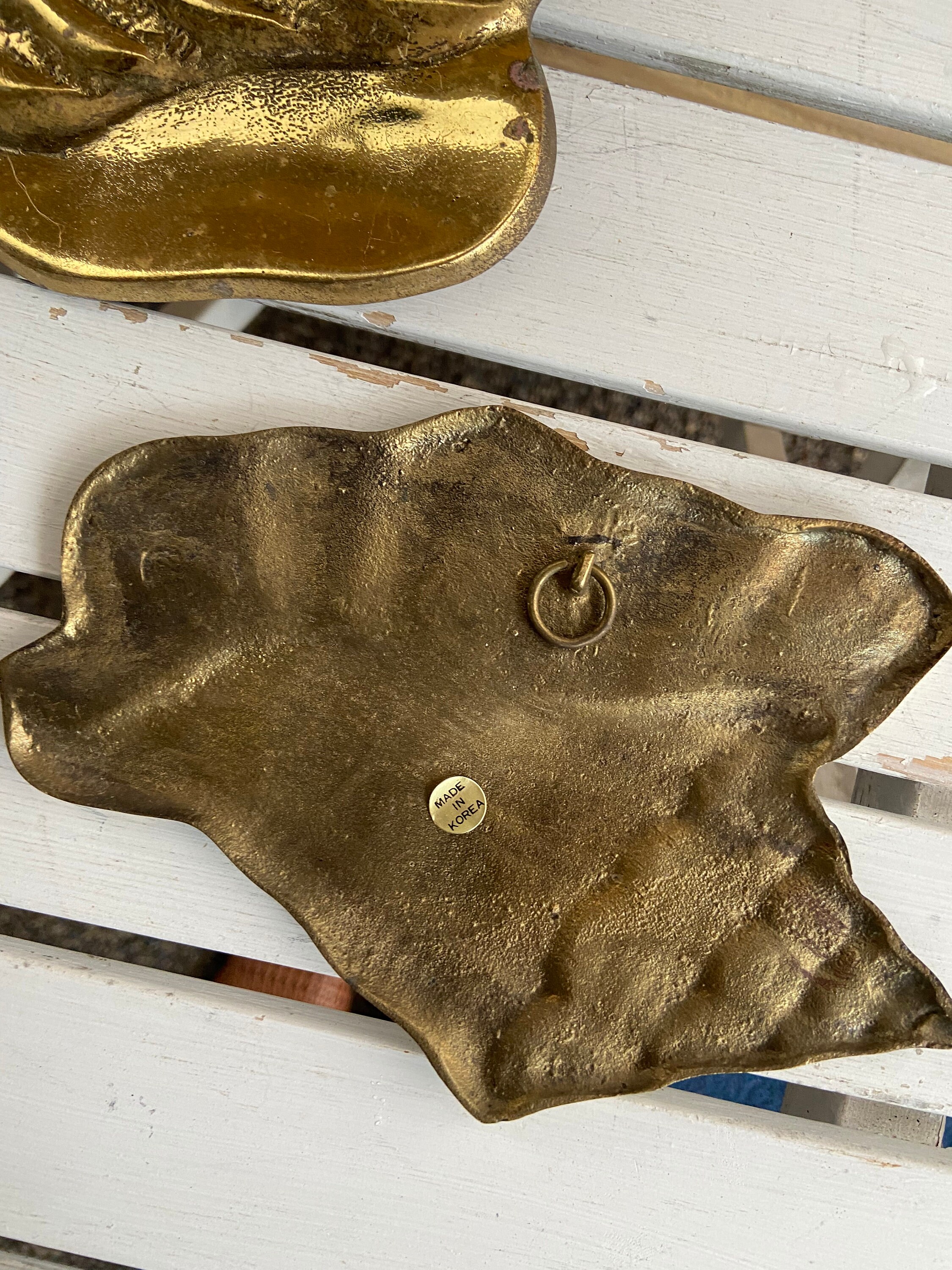 Brass Pair of Shell Wall Decor Made in Korea - Etsy