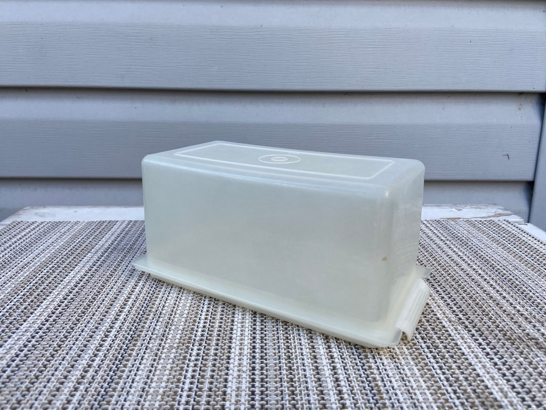 Covered Tupperware 1lb Butter Container Clear/white - Etsy