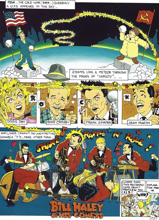 Rock Toons A Cartoon History of the First 30 Years of Rock 'n' Roll - Etsy