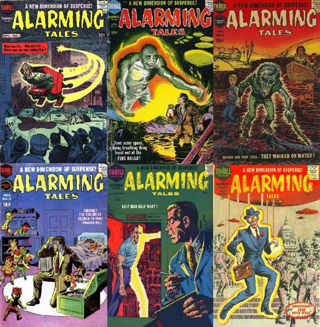 Alarming Tales Comics Collection 6 Issues - Etsy