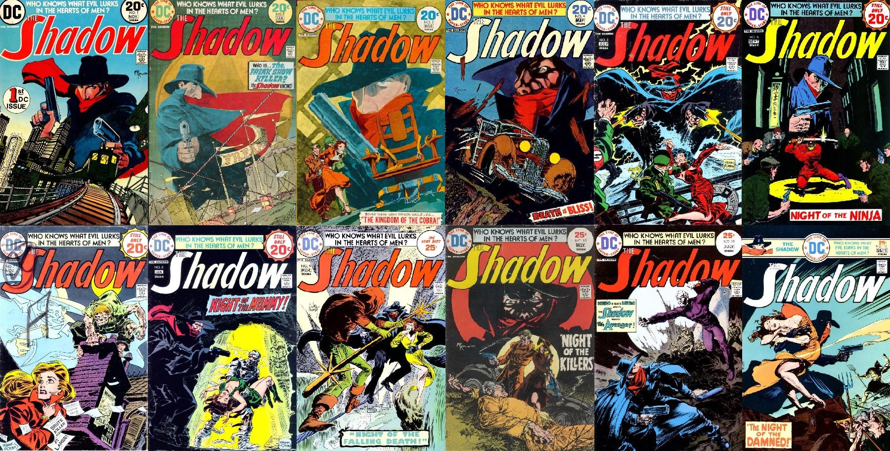The Shadow Comics Collection 1973-1975 - Etsy