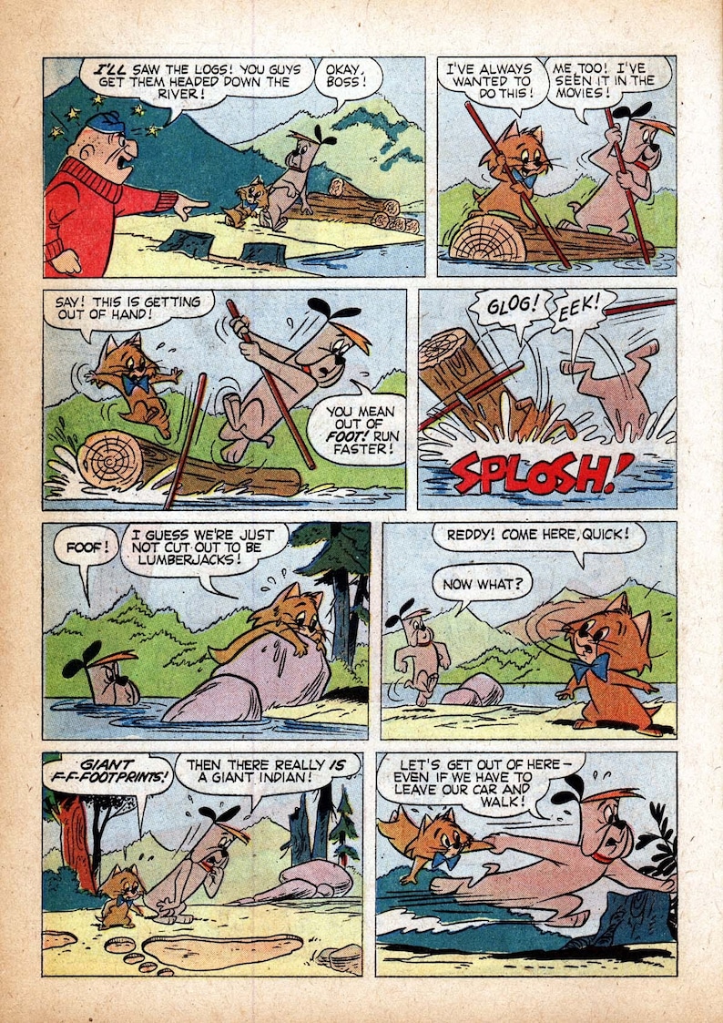 Ruff and Reddy Comics Collection 12 Issues 1958-1962 - Etsy