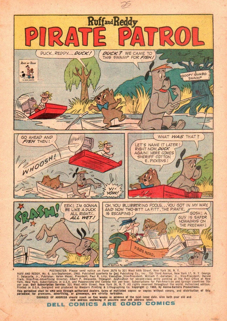 Ruff and Reddy Comics Collection 12 Issues 1958-1962 - Etsy