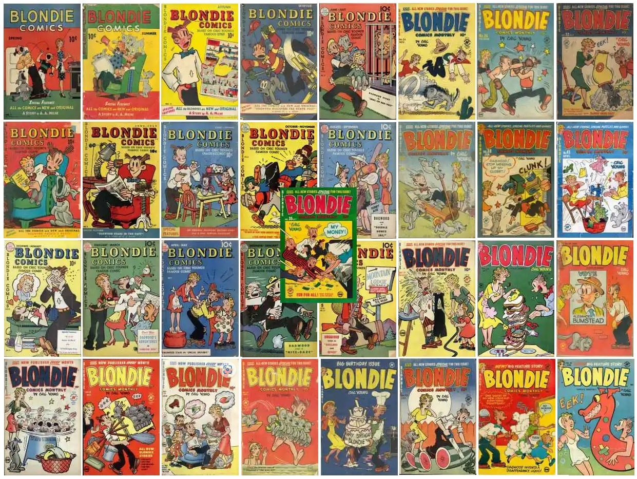 Blondie And Dagwood Comics Collection Issues 1 To 50 Etsy