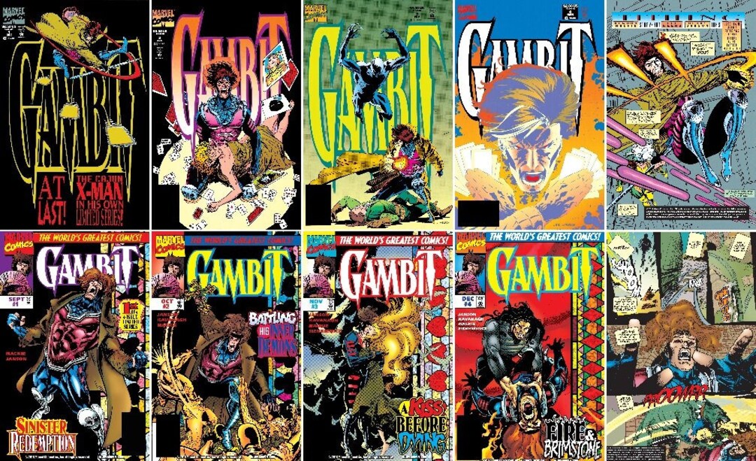 Gambit Comics Collection 1993/1997 - Etsy