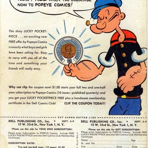 Popeye Comics Collection issues 1 to 50 - Etsy