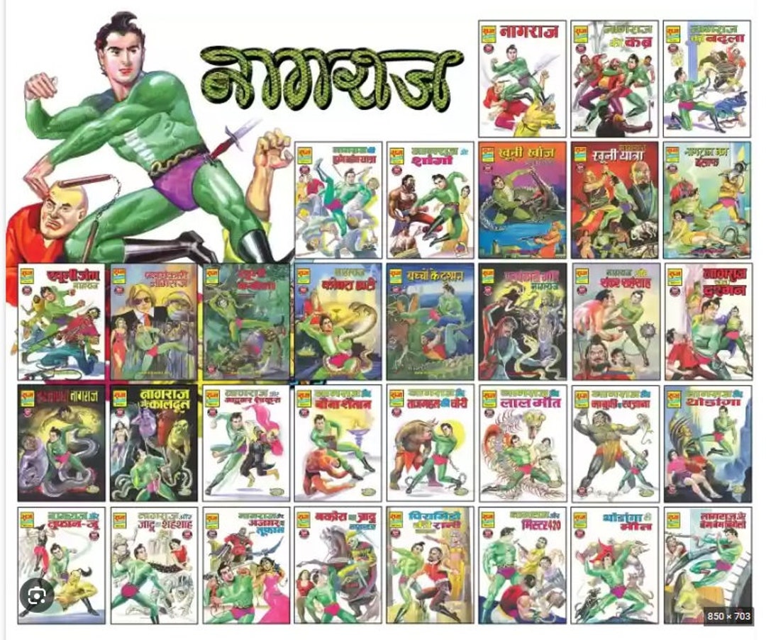 Nagraj Comics Book Collection Over 150 Issues in Hindi - Etsy