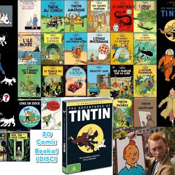Tintin - Etsy