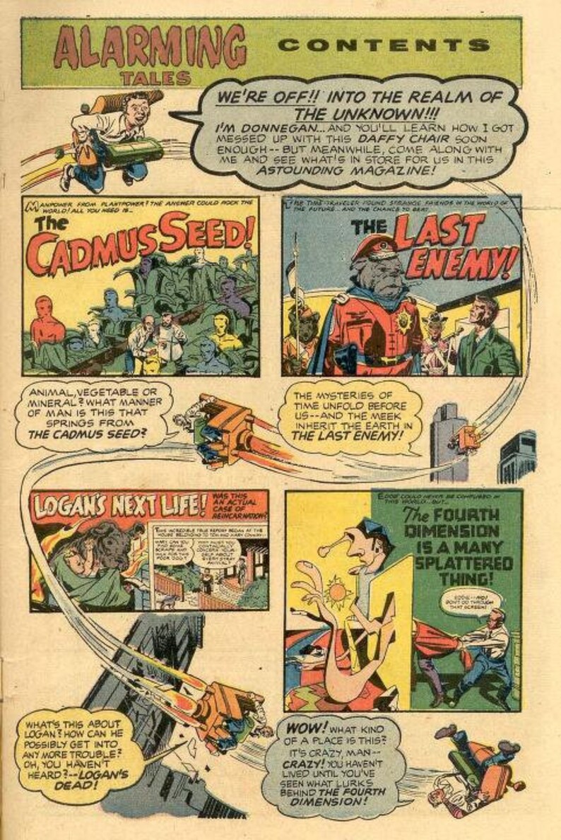 Alarming Tales Comics Collection 6 Issues - Etsy