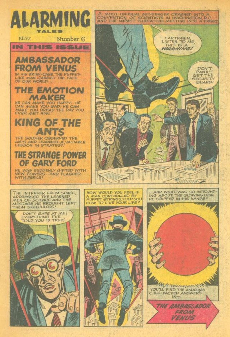 Alarming Tales Comics Collection 6 Issues - Etsy