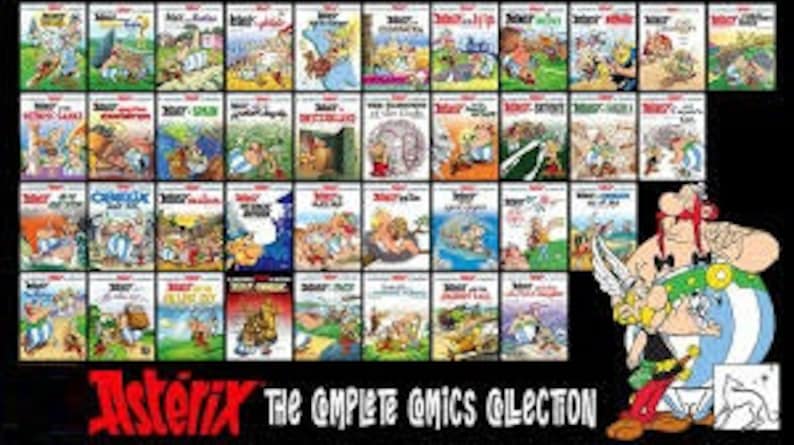 Asterix Complete Collection of the Classic Asterix Books english - Etsy