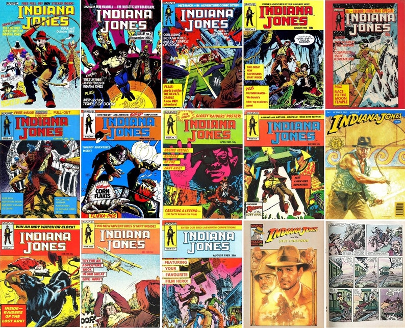 Indiana Jones Comics Collection Books - Etsy