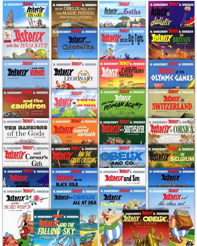 Asterix Complete Collection of the Classic Asterix Books english - Etsy