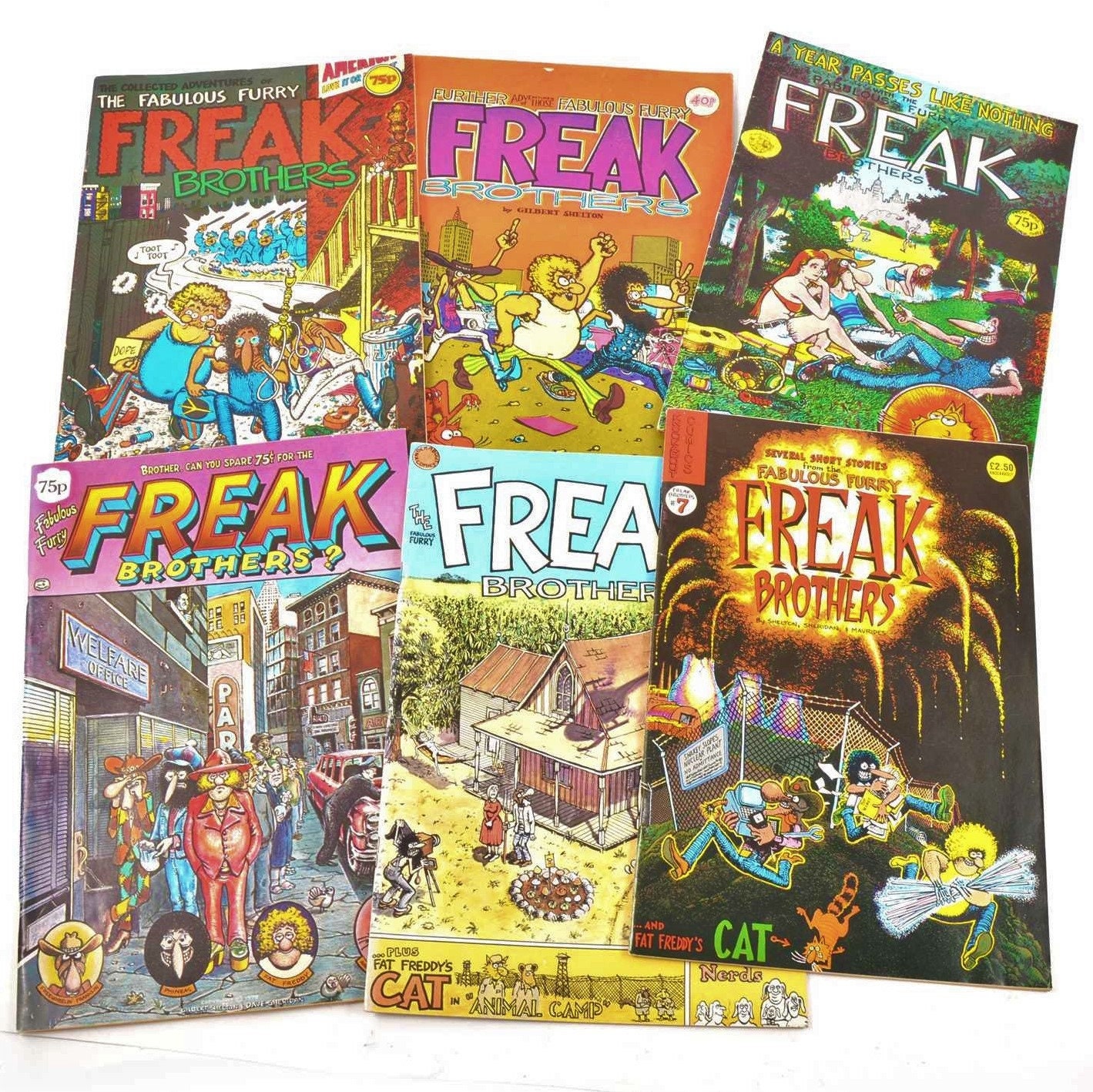 The Fabulous Furry Freak Brothers Collection - Etsy