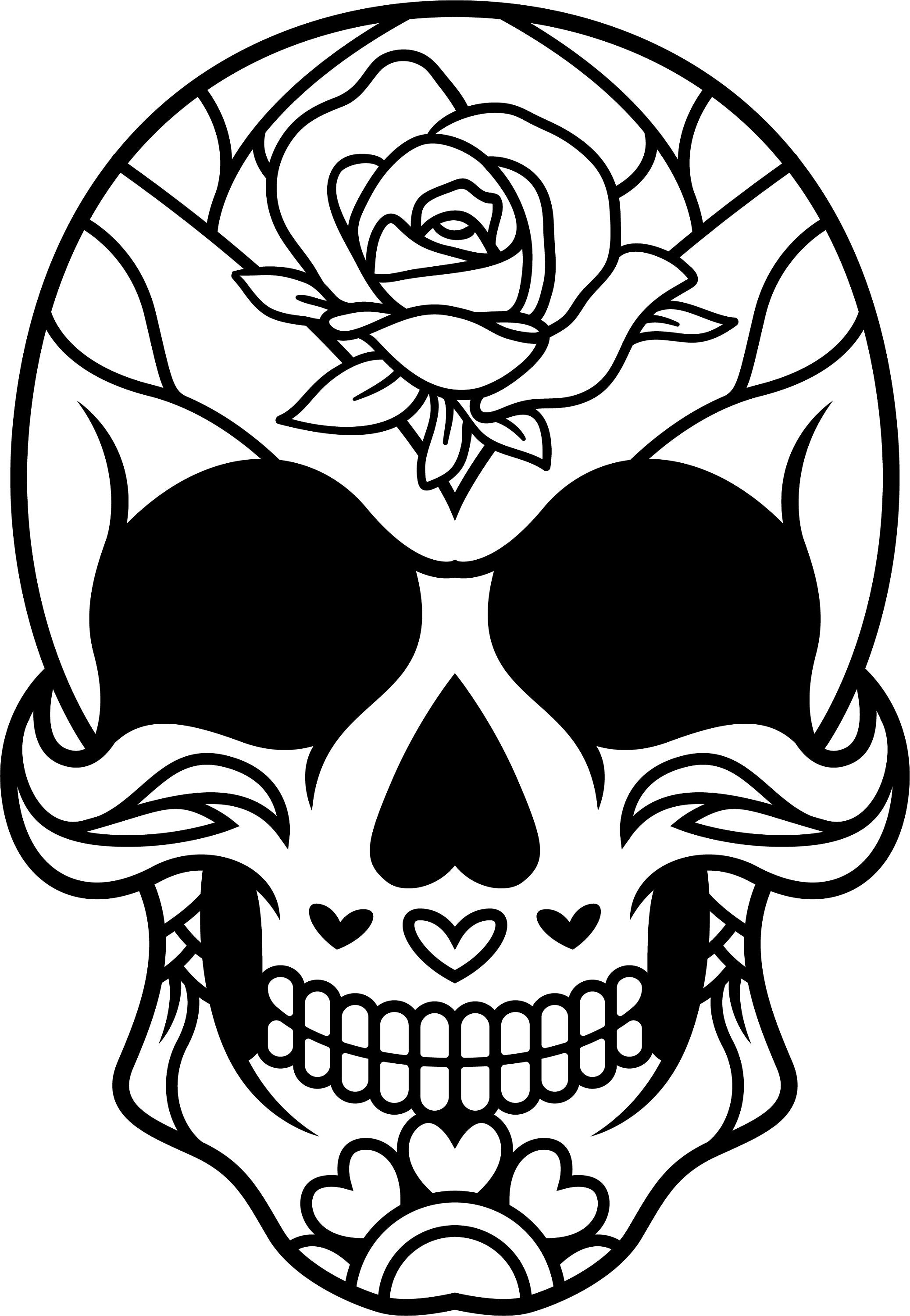 Sugar Skull Svg/png Sugar Skull Cut Files for Cricut Svg/png Sugar ...