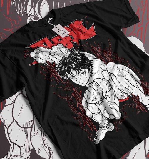 Baki T-shirt Baki Hanma T-shirt Baki the Grappler T-shirt - Etsy