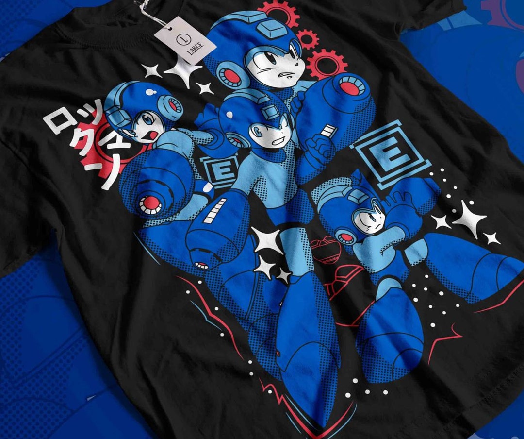 Mega Man Blue Bomber Gaming Shirt - Etsy