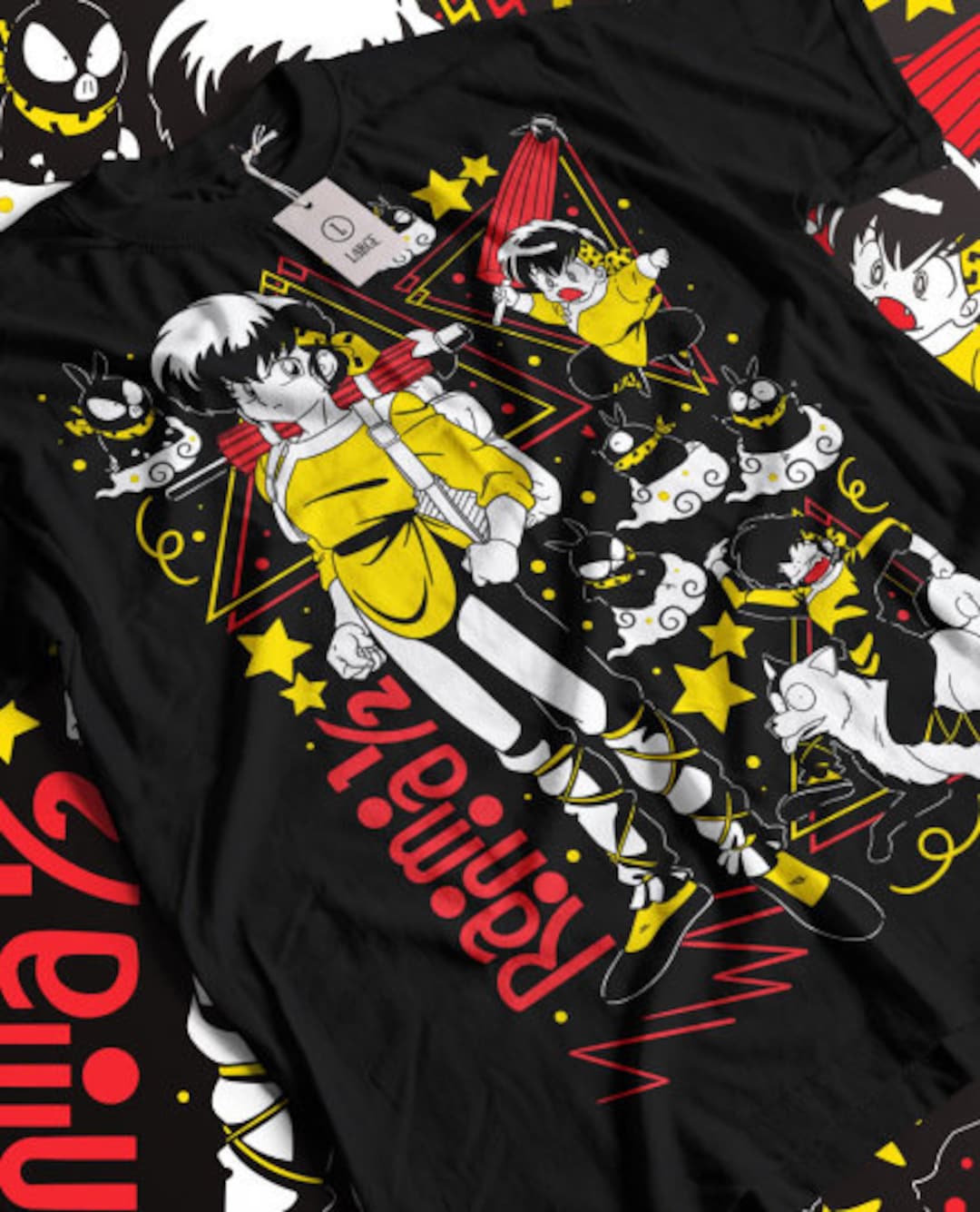 Unisex Ranma Saotome Anime T-shirt, Genma Panda Manga Shirt - Etsy