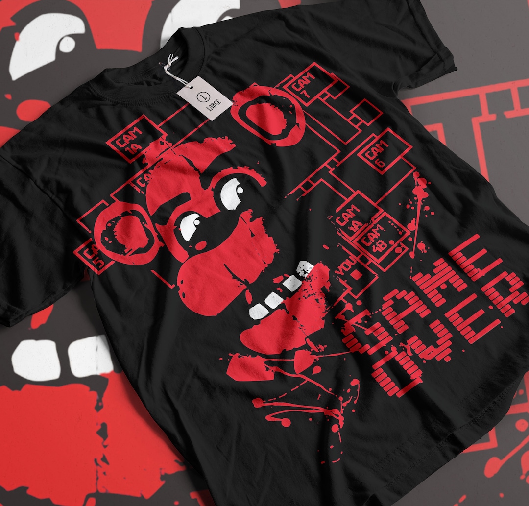 Limited Five Nights at Freddy's Vintage T-shirt, FNAF T-shirt, Gift for ...