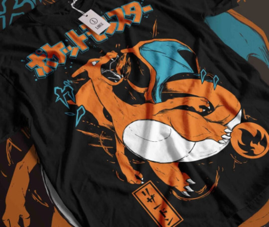 Charizard Tee Perfect for a Gift, Present, Holiday, Birthday Japanese ...