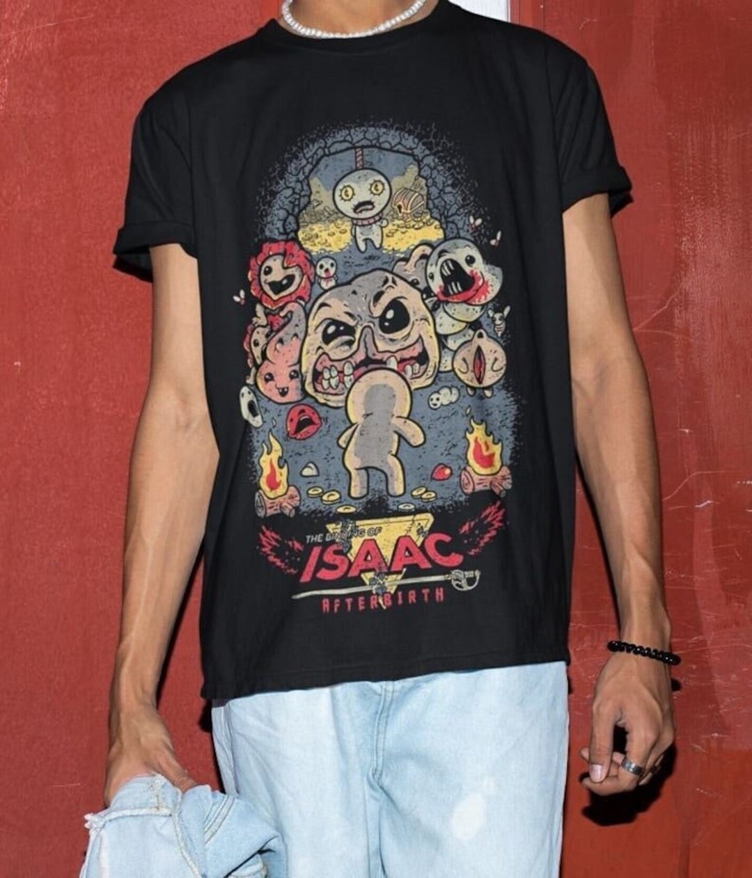 The Binding of Isaac Gaming T-shirt, Indie Shirt - Etsy