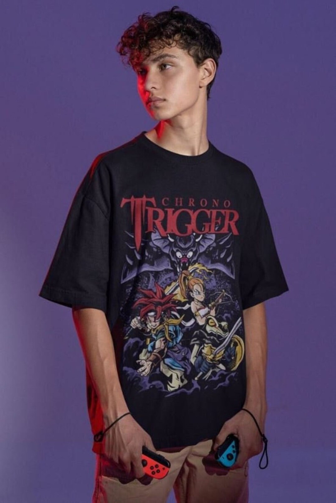 Unisex Chrono Trigger Retro Gaming T-shirt, Graphic Shirt, Vintage 90s ...