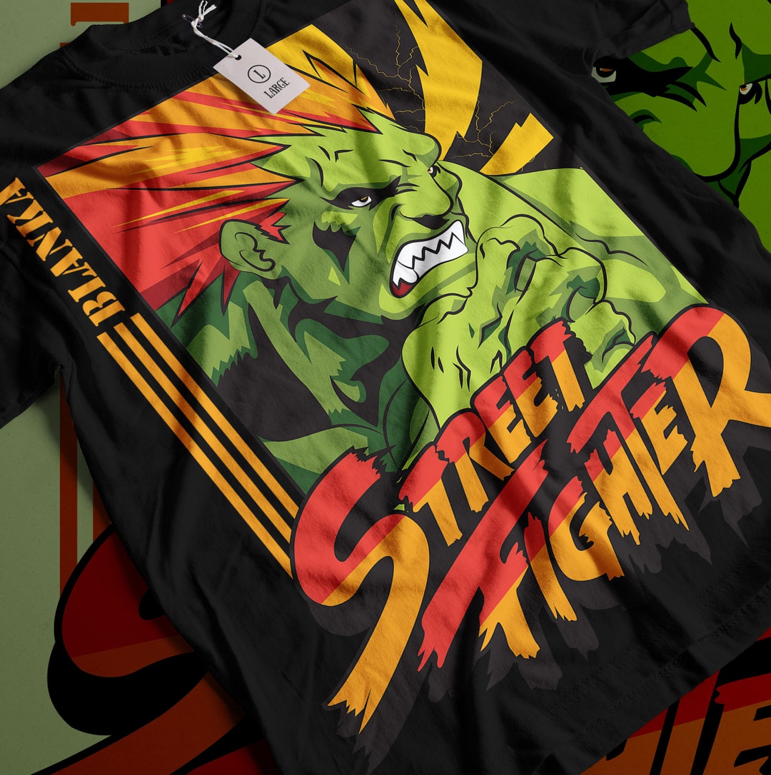 Blanka Champ SF2 La camiseta unisex premium del guerrero mundial ...